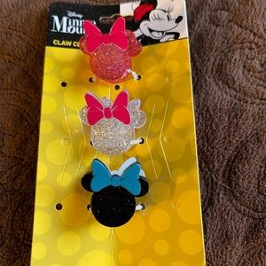 Disney | Accessories | Minnie Mouse Hair Clips | Poshmark
